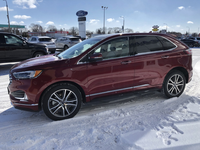 2019 Ford Edge Titanium Ruby Red, Twin-Scroll 2.0-L EcoBoost® Engine ...