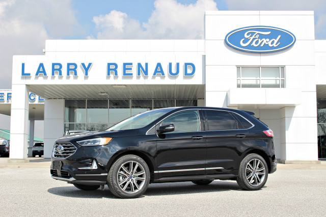 2019 Ford Edge Titanium Agate Black, Twin-Scroll 2.0-L EcoBoost® Engine ...