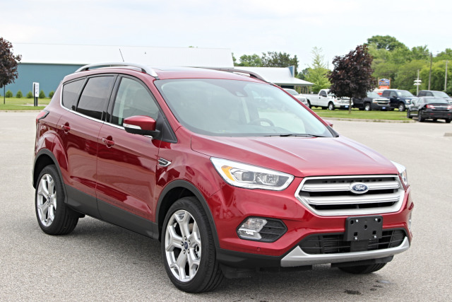 2019 Ford Escape Titanium Ruby Red, 2.0L EcoBoost Engine with Auto ...