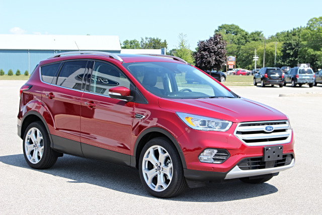 2019 Ford Escape Titanium Ruby Red, 2.0L EcoBoost Engine with Auto ...