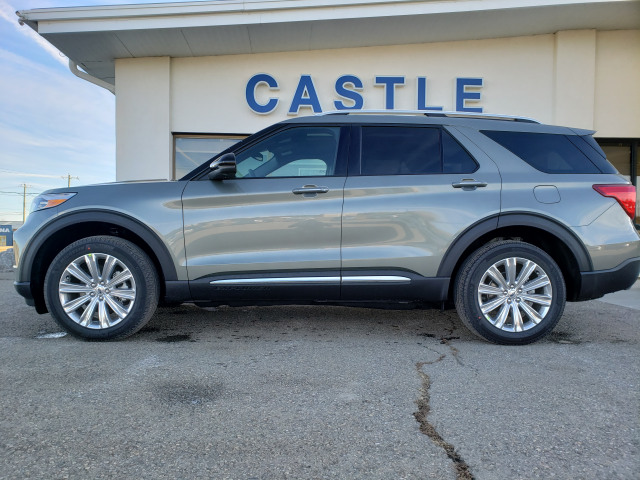 2020 Ford Explorer Limited Silver Spruce, 2.3L I-4 EcoBoost Engine with ...