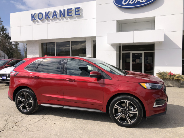 2020 Ford Edge ST Rapid Red, 2.7L V6 EcoBoost® Engine | Kokanee Ford Sales