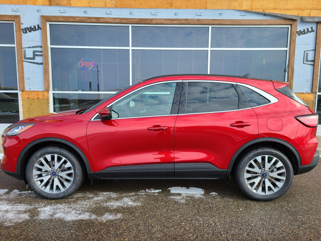 2020 Ford Escape Hybrid Titanium Rapid Red, 2.5L iVCT Atkinson-cycle I ...