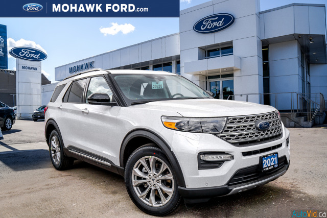 2021 Ford Explorer Limited Oxford White, 2.3L EcoBoost® Engine | Mohawk ...