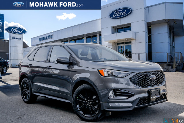 2021 Ford Edge ST LINE Agate Black, 2.0L EcoBoost® Engine | Mohawk Ford ...